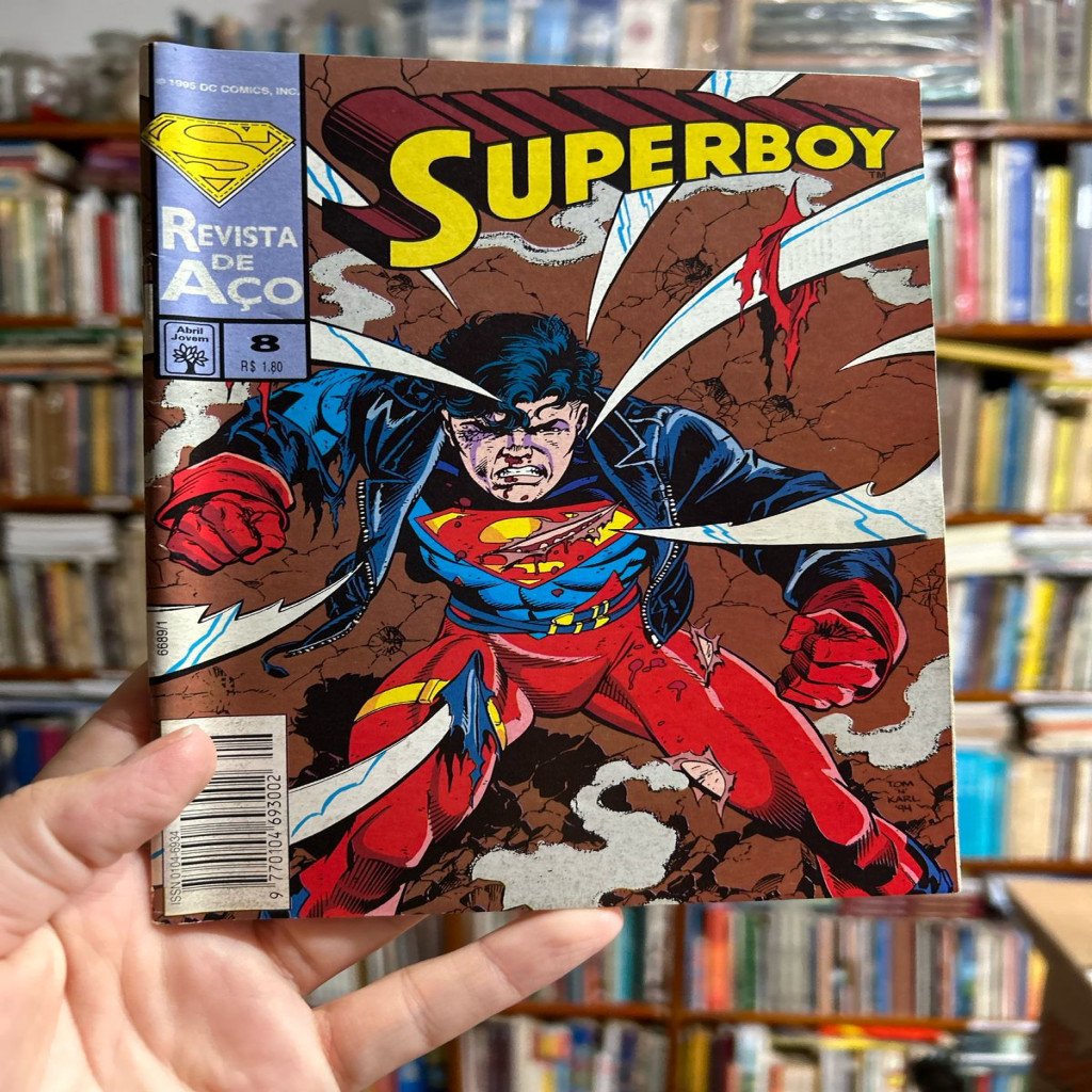 Revista de Aço - Superboy - Número 8 autor Karl Kesel | Shopee Brasil