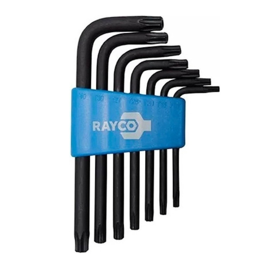 Jogo De Chaves Torx L T10 a T40 Fosfatizada 7Pçs Furo Guia | Shopee Brasil