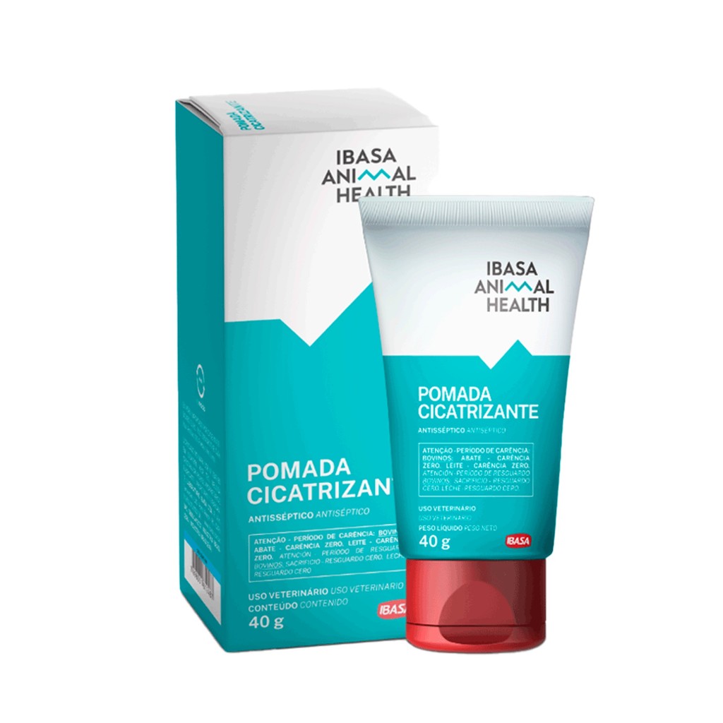 Pomada Cicatrizante Antisséptica Para Animais 40G - Ibasa | Shopee Brasil