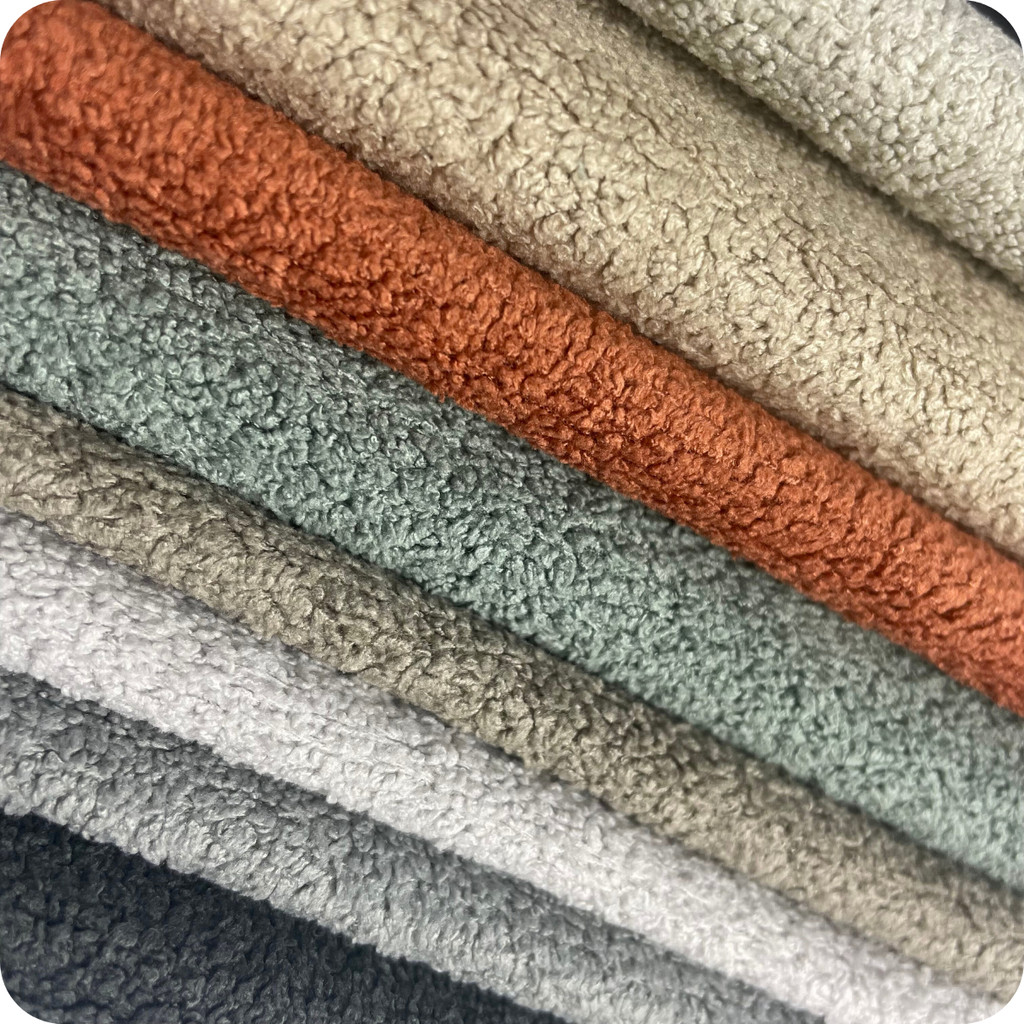 6,00x1,40 Metros Tecido Boucle Dublado Liso Diversas Cores | Shopee Brasil
