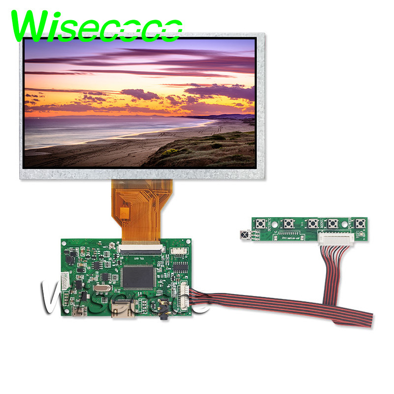 Placa Controladora LCD TTL LVDS De 7 Polegadas , VGA 2AV , 50 Pinos , Adequada Apenas Para ...