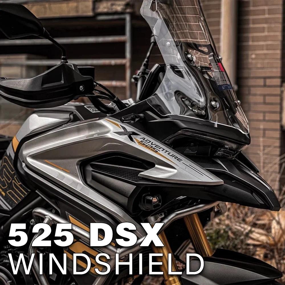 Para VOGE 525 DSX 525DSX Pára-Brisa DS525X Motocicleta Brisas Dianteiro Loncin DS 525X DS525 ...