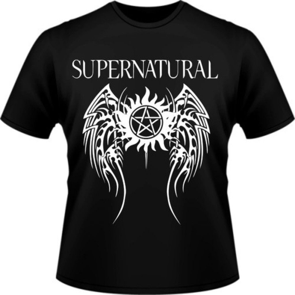 Camiseta Premium Moda Supernatural Camisa Envio Imediato Lançamento ...