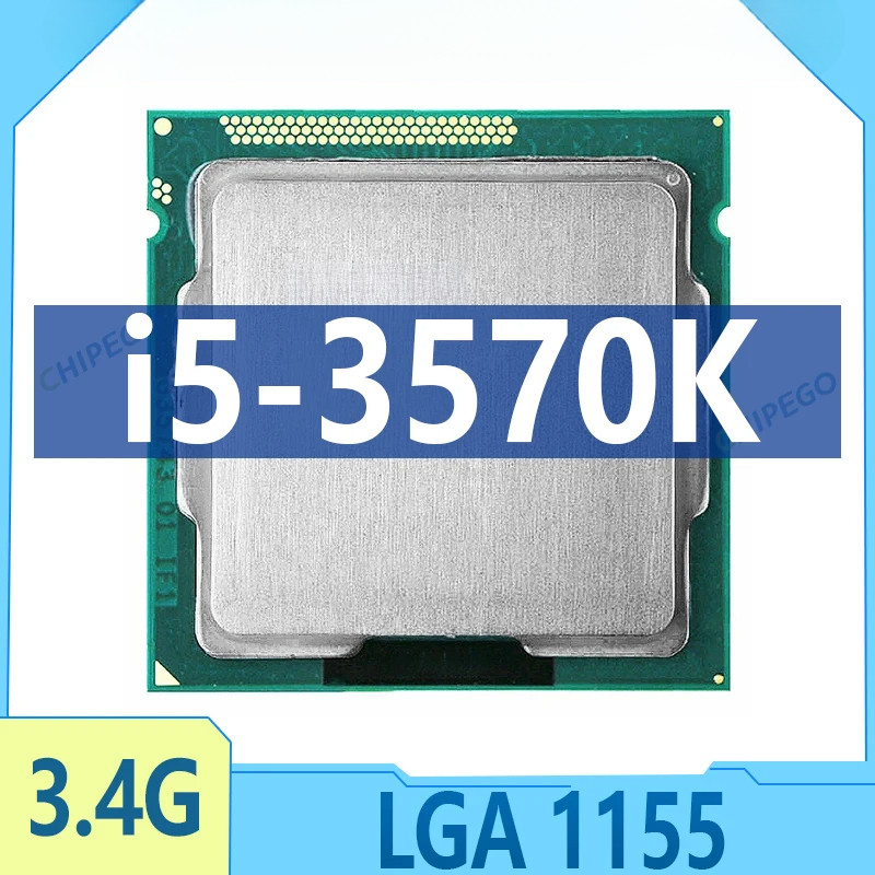 Núcleo i5-3570K i5 3570K 3.4GHz Usado CPU Quad-Core Quad-Thread 6M 77W ...