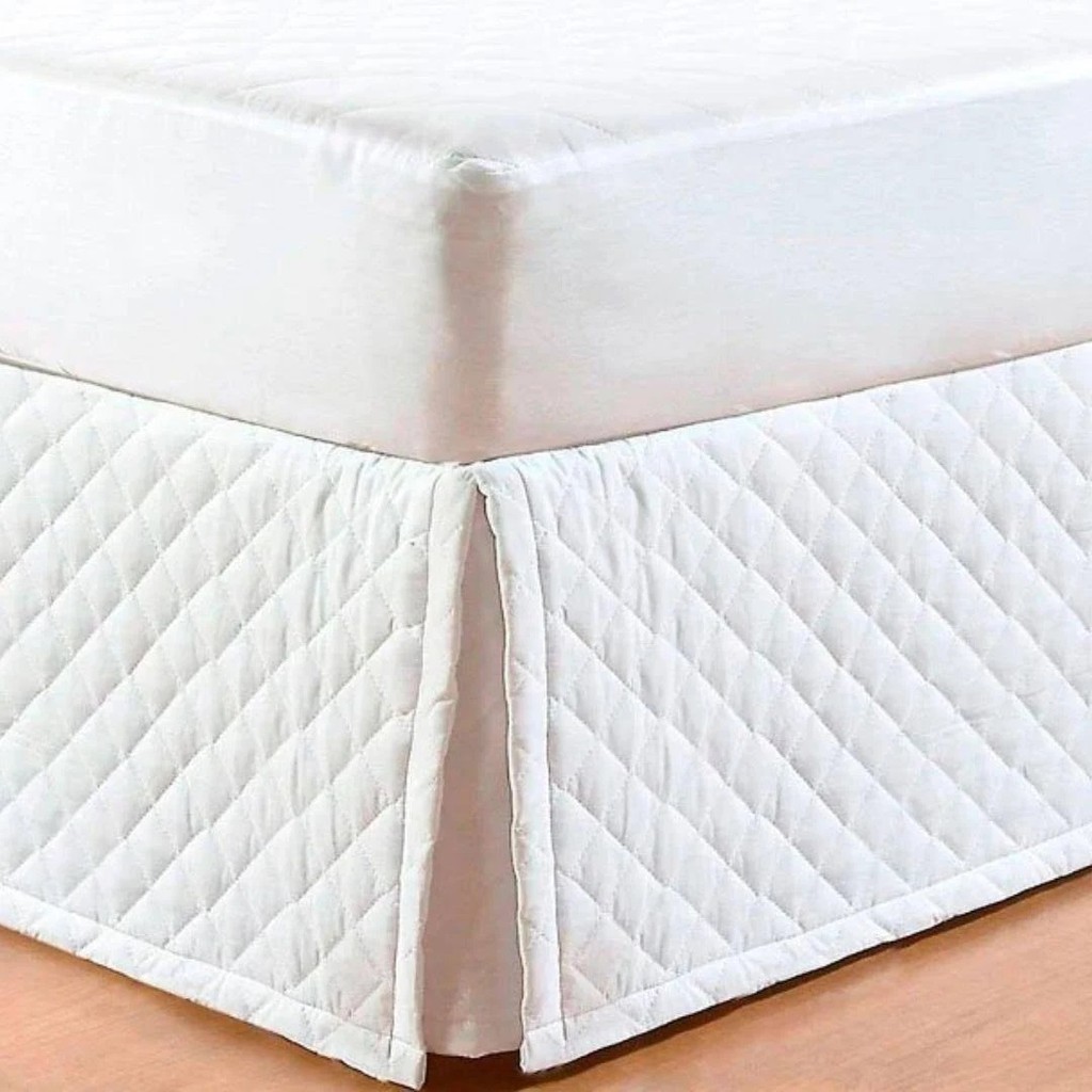 Saia Para Cama Box Queen Matelassada Jolitex | Shopee Brasil