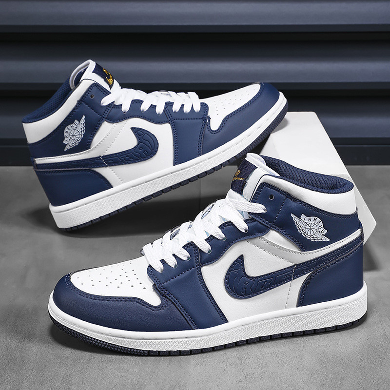 AJ Sapatos Masculinos Cano Alto Gancho Reverso Cor Única Cinza Sombra ...
