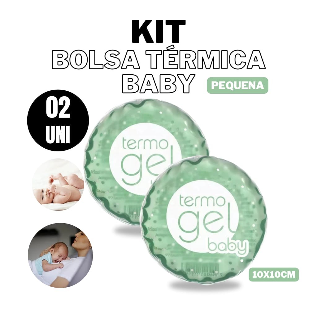 Kit 2 Bolsas Térmica Baby em Gel Compressa Quente Ou Fria Alivio Nas ...