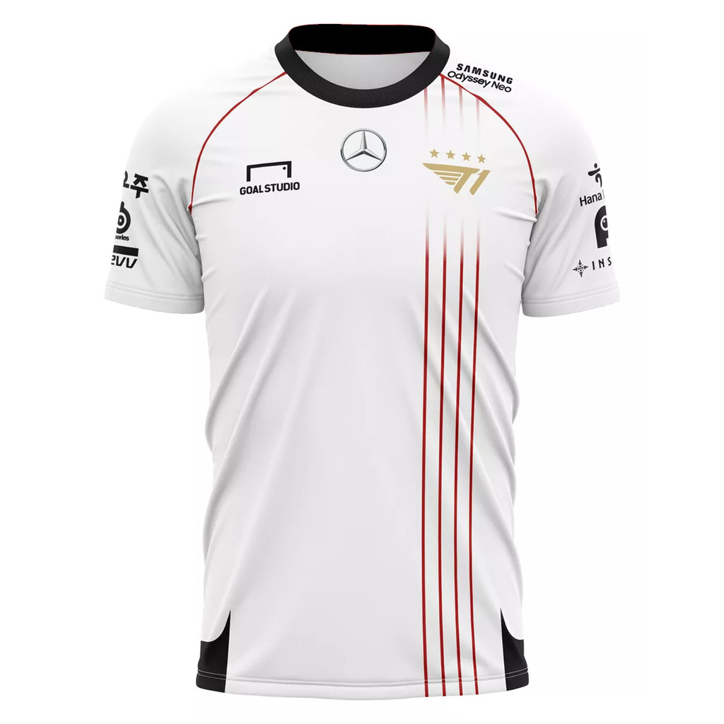 2024 Nova T1 Esports Equipe Uniforme Camiseta Liga Das Lendas Finais Do Mundo Camisa LOL Jogos ...