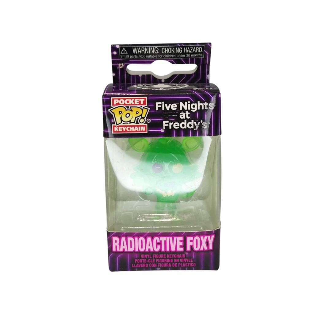 FUNKO Keychain Radioactive Foxy Five Nights At Freddy's | Shopee Brasil