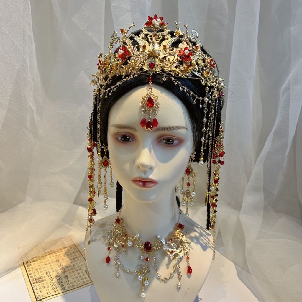 Novo estilo Dunhuang borla exótica estilo ocidental Headwear antigo ...