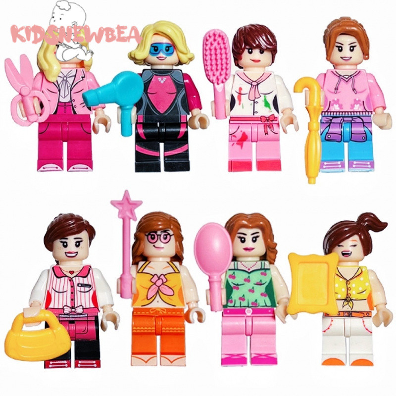 [Conjunto] Educacional Compatível Lego Série Partícula Menina Boneca ...