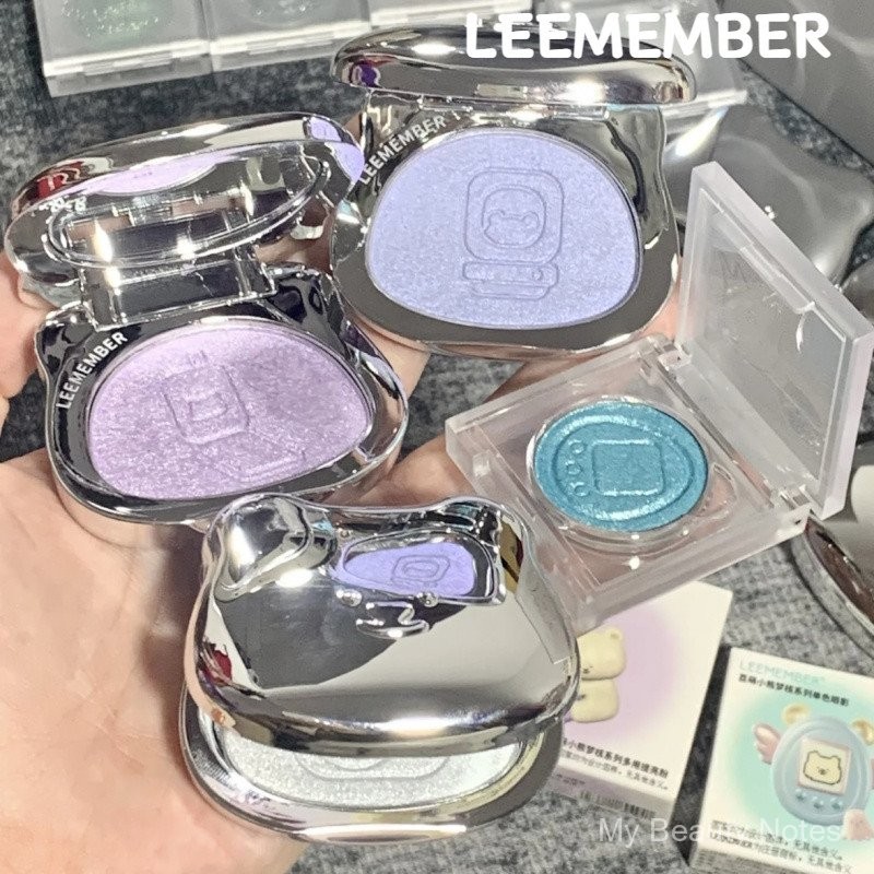 Pó de Destaque LEEMEMBER Série Bear Dream Core Pó Multiuso para Iluminar o Rosto QZ4D | Shopee ...