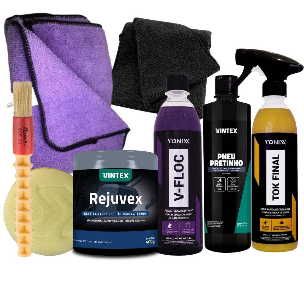 Kit Produtos Vonixx Para Lavagem De Motos e Carros V-floc Tok final ...