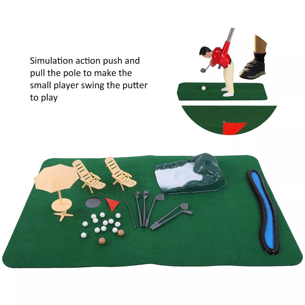Mini Golf Set Golf Set Children's Toy Golf Club Golf Training | Shopee ...