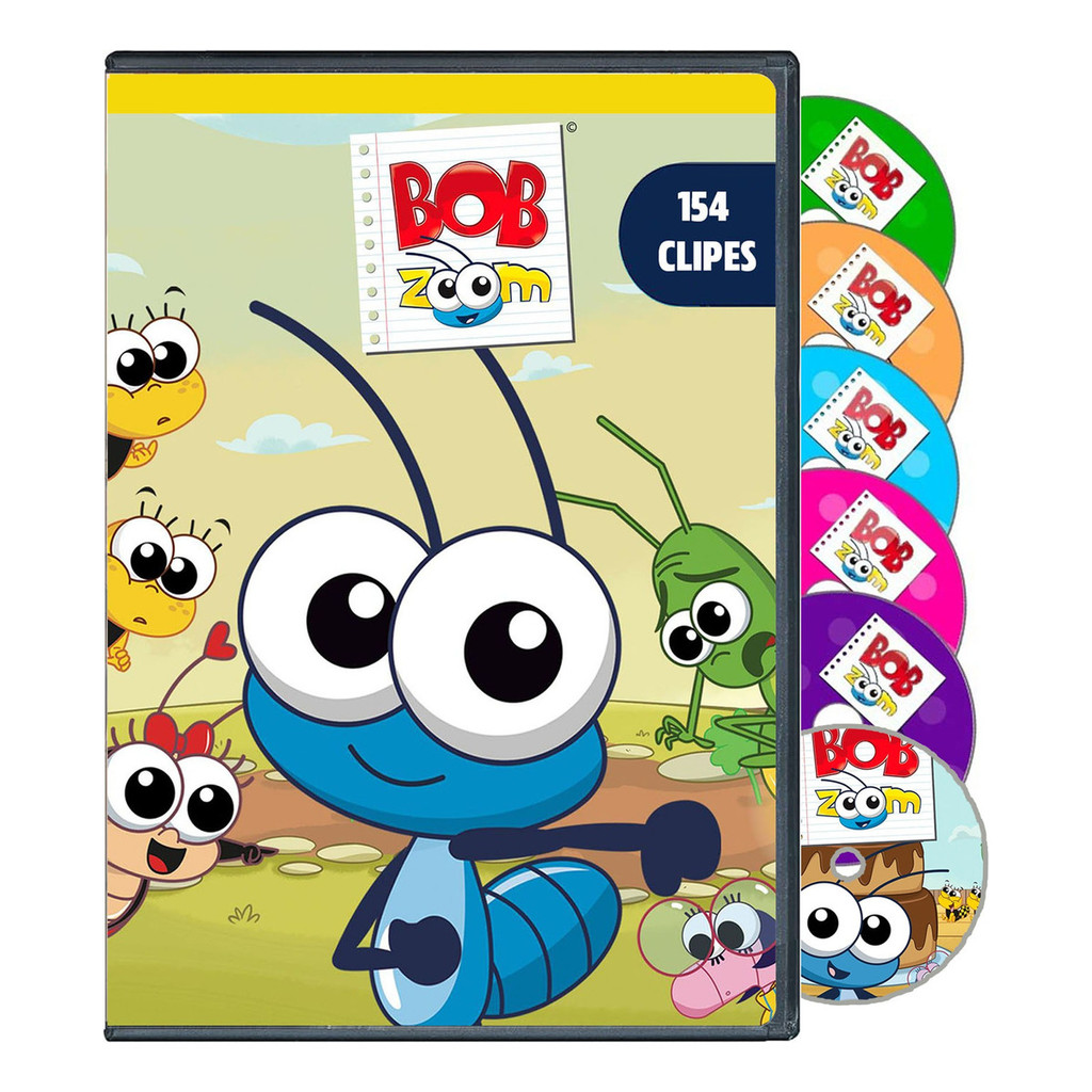 Dvd Bob Zoom Vol. 1 2 3 4 5 6 - 6 Dvd | Shopee Brasil