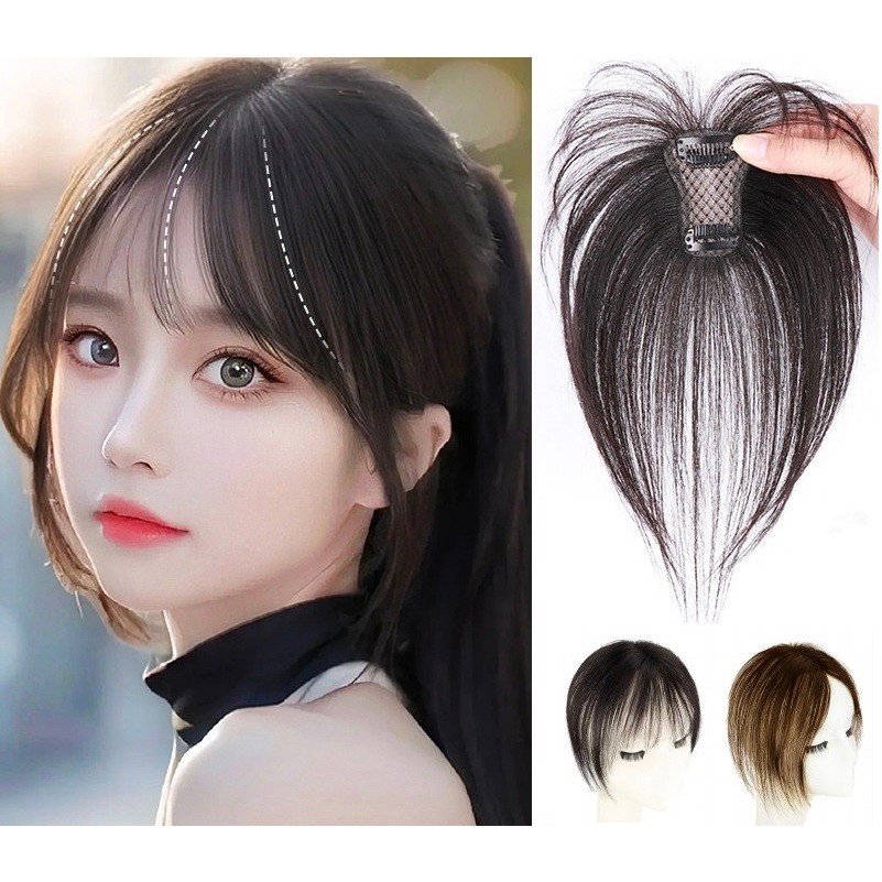 4cmx6cm Pequena Franja 100 % Humana Para O Cabelo Do Bebê Em 25cm ...