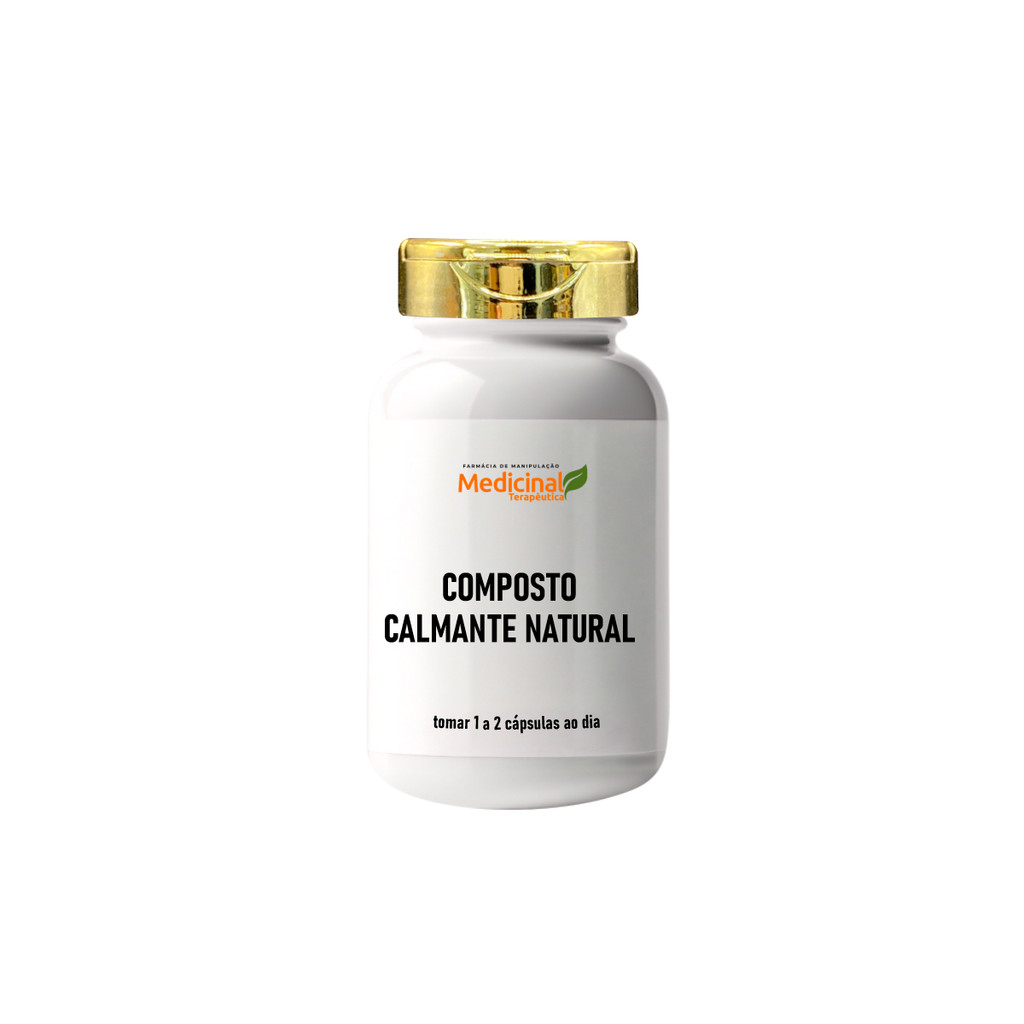 Composto Calmante Natural 50 Cáps. Medicinal | Shopee Brasil