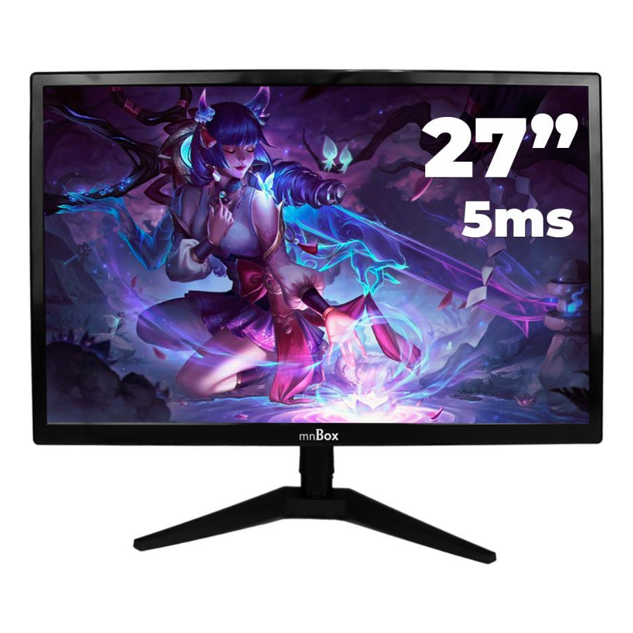 Mnbox Gamer D-MN006 Monitor Led 27'' Alta Luminosidade Hdmi Vga ...