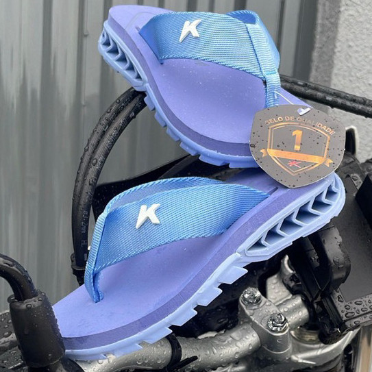 Sandália Chinelo Kenner Candy Azul Baby Feminino e Masculino - ENVIO ...