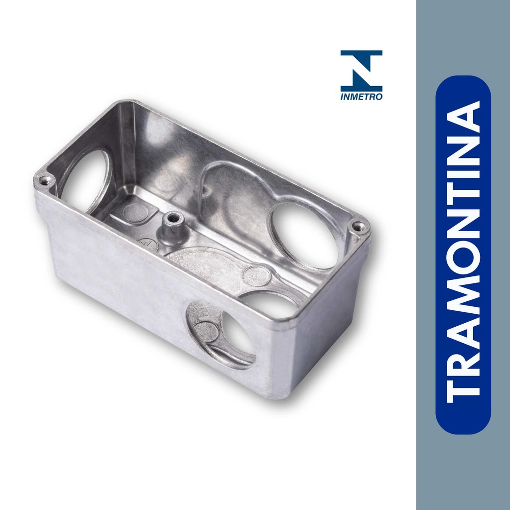 Condulete Múltiplo 1" Tipo X sem Tampa Tramontina | Shopee Brasil