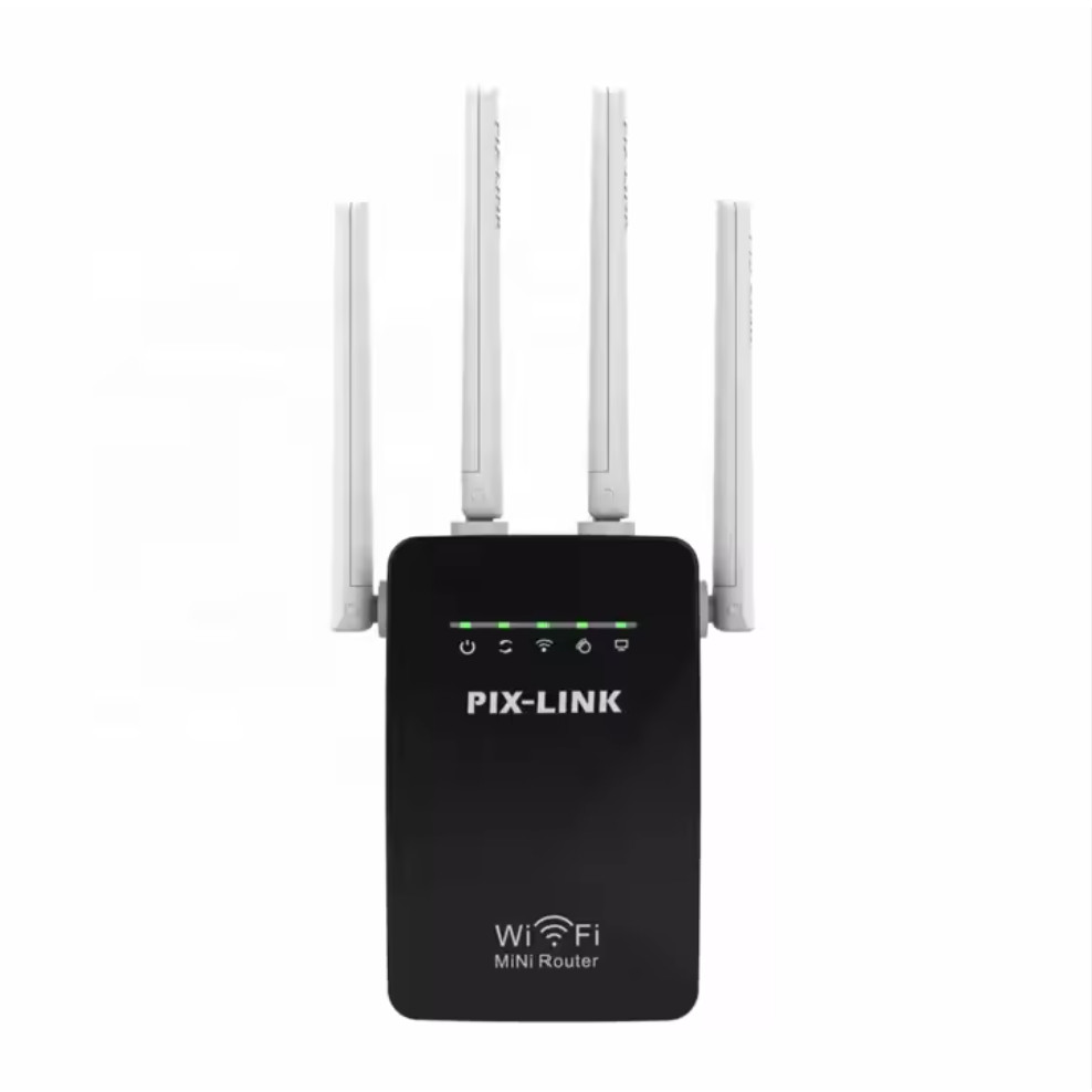 Repetidor E Roteador Wifi 4 Antenas Amplificador De Sinal 2800M ...