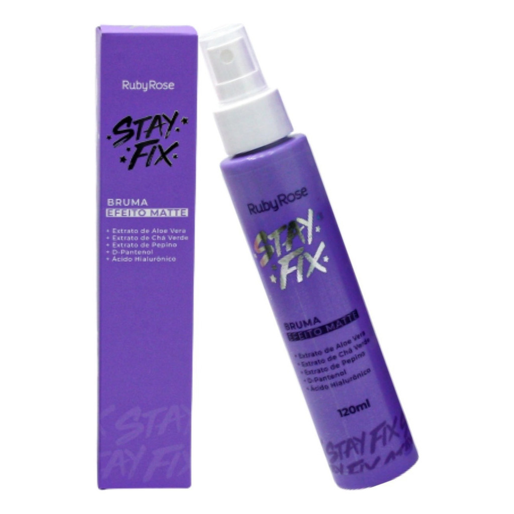 Bruma Fixadora Matte Stay Fix Ruby Rose 120ml | Shopee Brasil