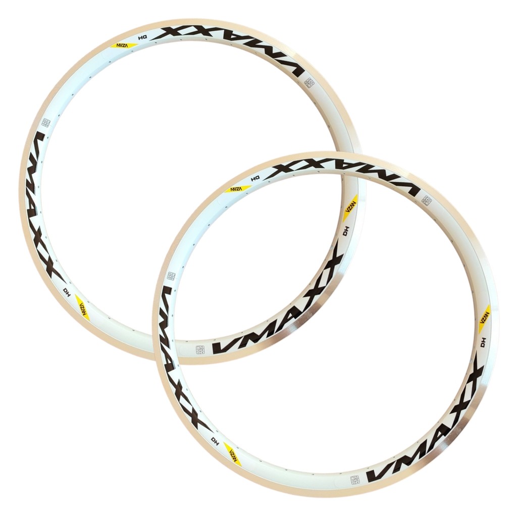 Kit 2 Aro 26 Vzan Vmaxx Dh 36F Branco Freio V-Brake Bike Downhill Freehide | Shopee Brasil