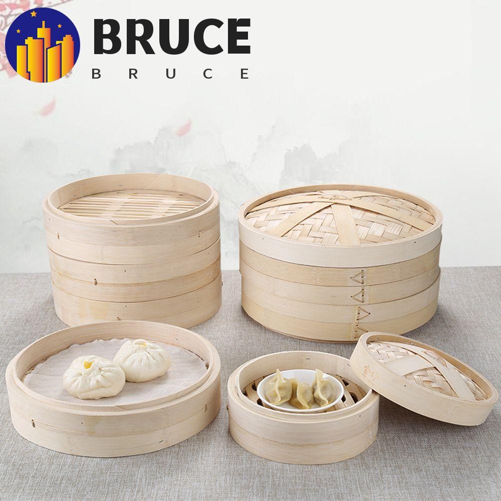 BRUCE Bambu Vapor Anti-Queimadura Cesta De Ferramentas De Cozinha ...
