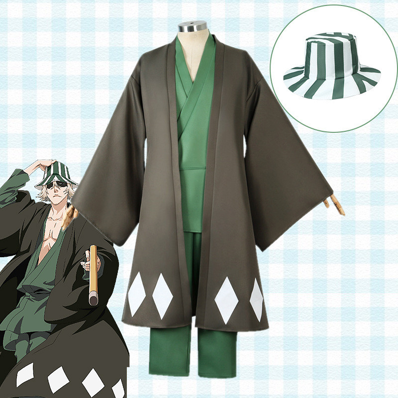 Anime BLEACH Urahara Kisuke Trajes Para Cosplay FJTPD2174 250212 ...