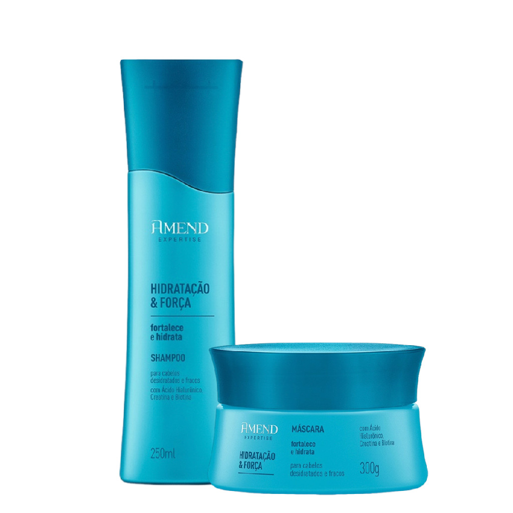 Amend Kit Hidratação E Força Shampoo e Máscara | Shopee Brasil
