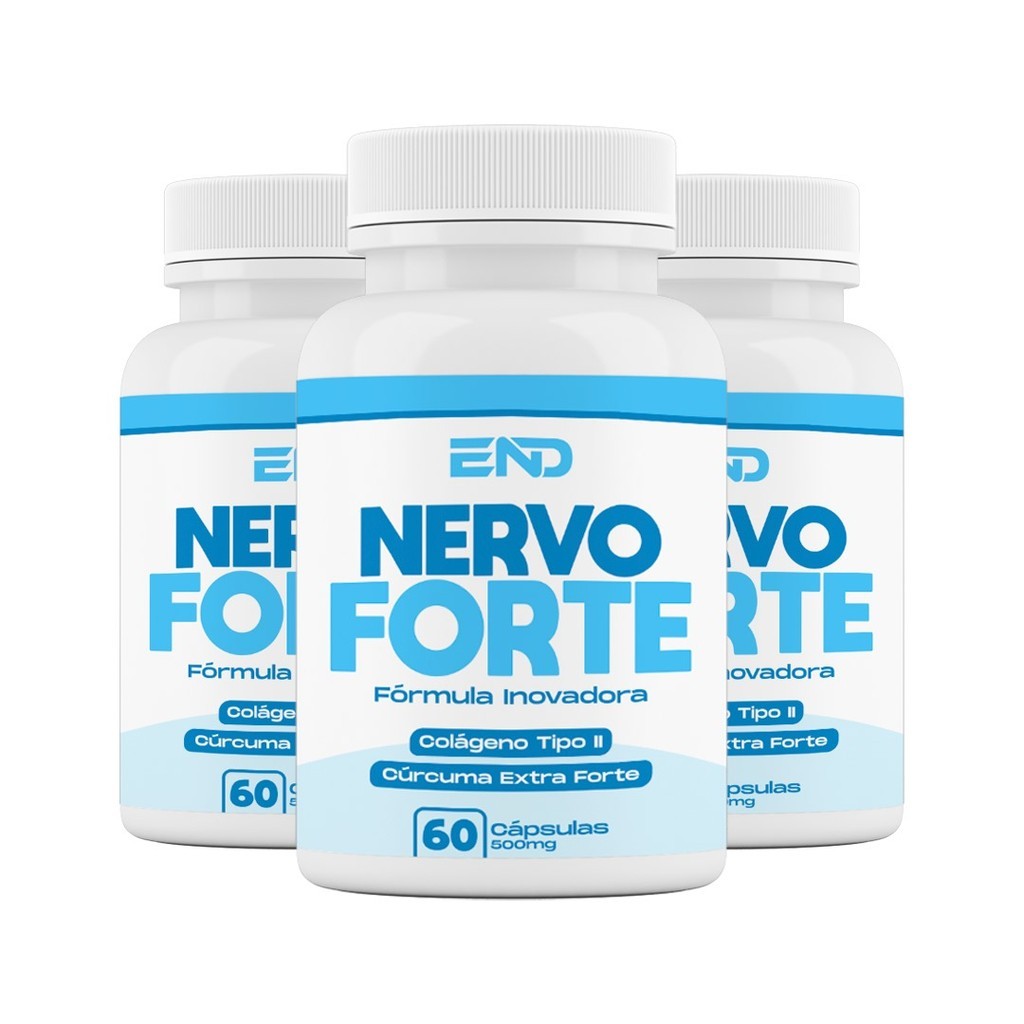 3 Un Nervo Forte 360 Cápsulas - Envio Imediato | Shopee Brasil