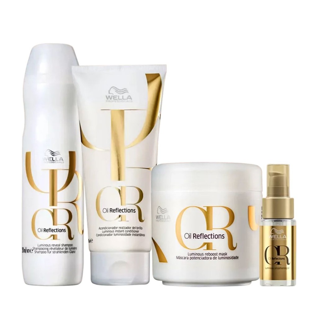 Kit Wella Professionals Oil Reflections Luminous (4 Produtos) | Shopee ...