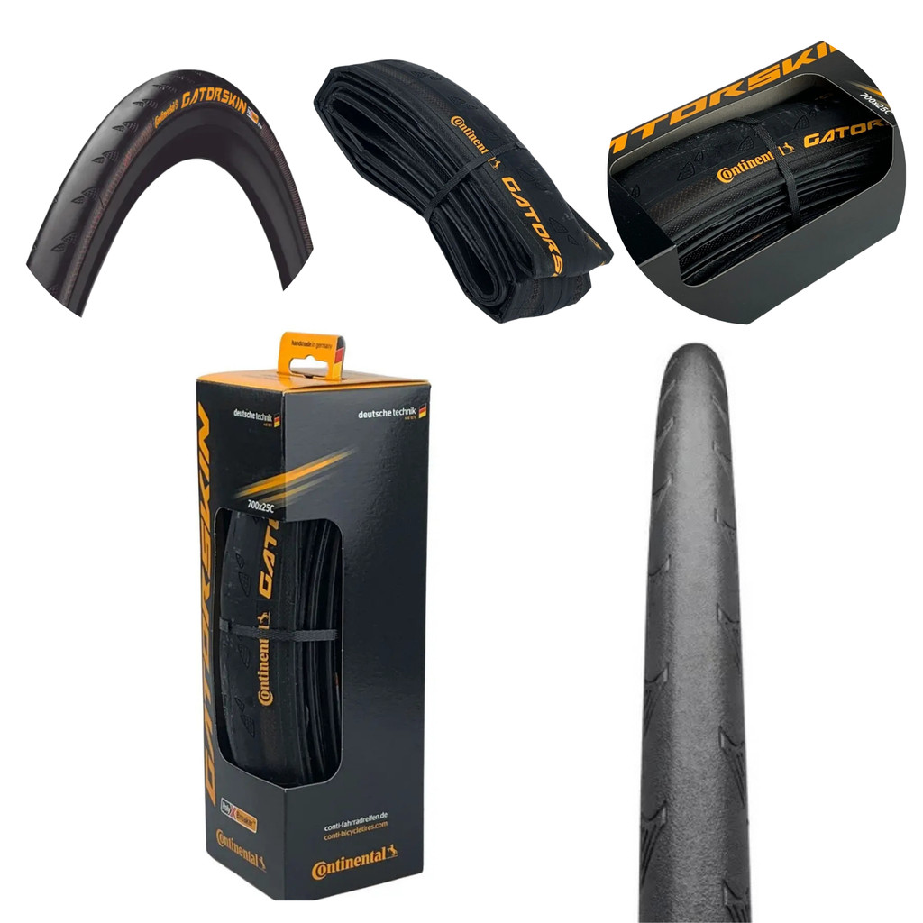 Pneu Continental Gatorskin 700x25 Kevlar Antifuro - Preto | Shopee Brasil