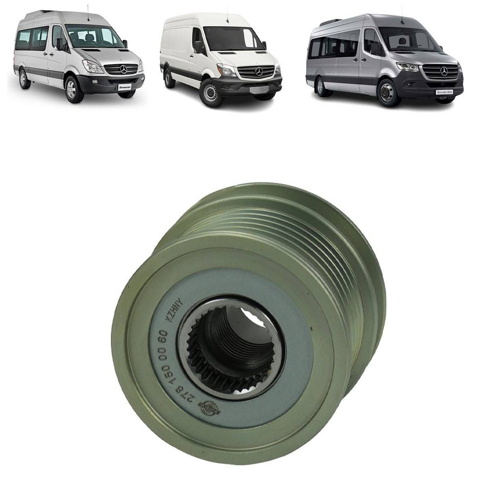 POLIA DO ALTERNADOR SPRINTER CDI 2012 A 2025 RODA LIVRE - 2781500060 ...