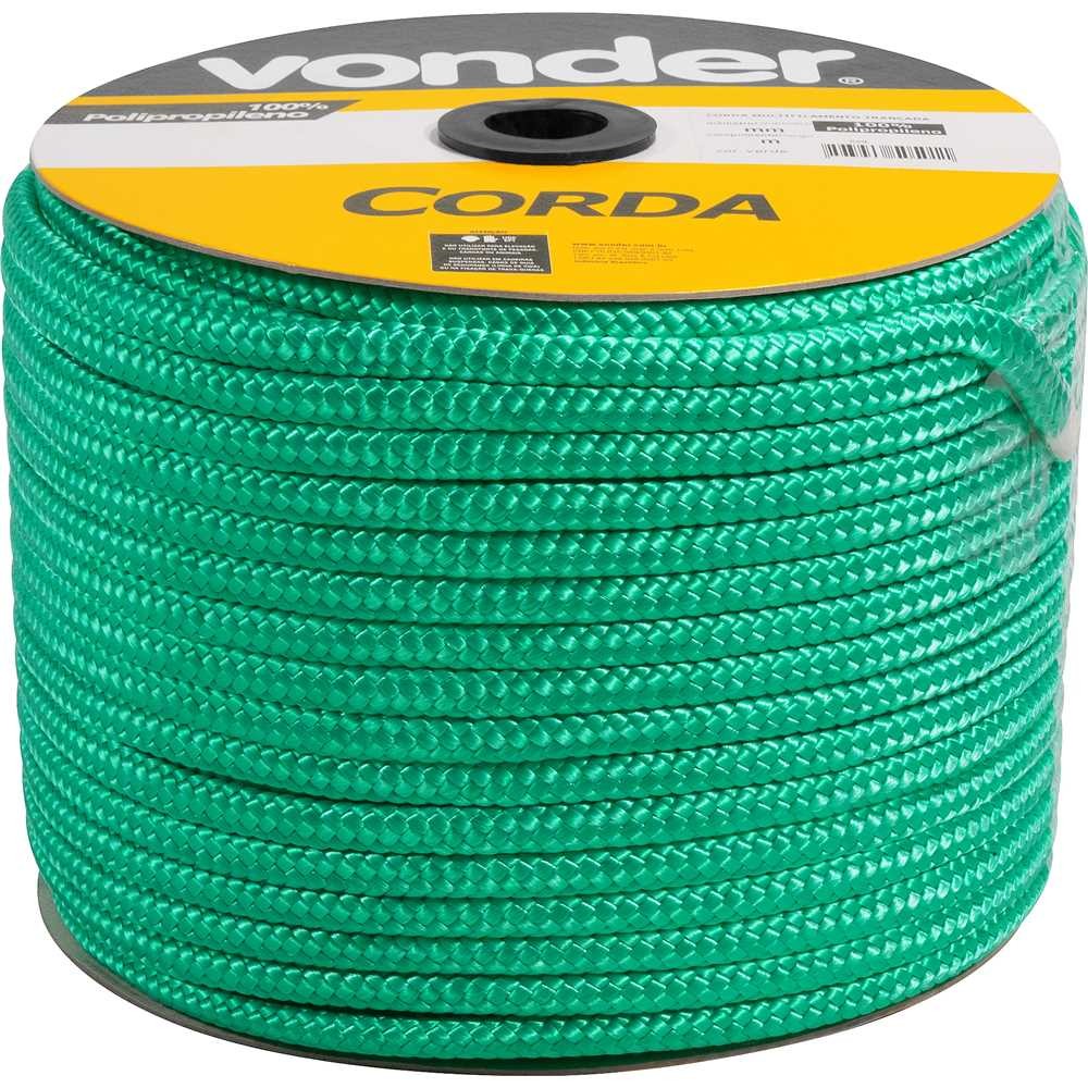 Corda Multifil Trançada 10mm x 190m Verde Carretel Vonder | Shopee Brasil