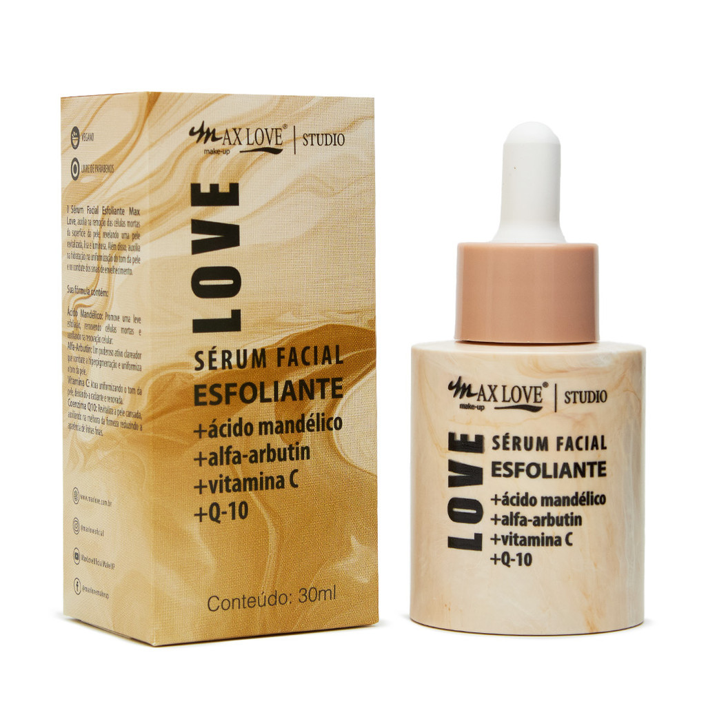 Sérum Esfoliante Facial Max Love 30ml. (723141) | Shopee Brasil