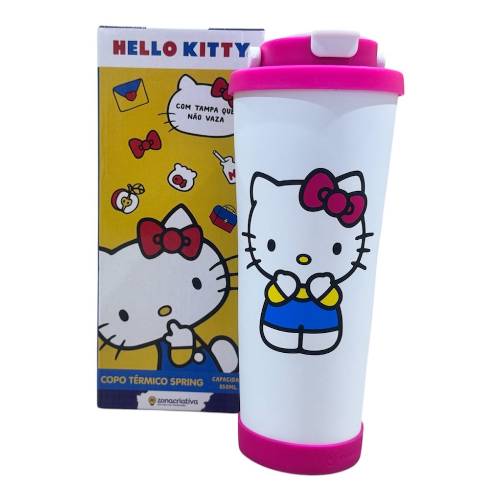 Copo Spring Hello Kitty 850ml - ZonaCriativa | Shopee Brasil
