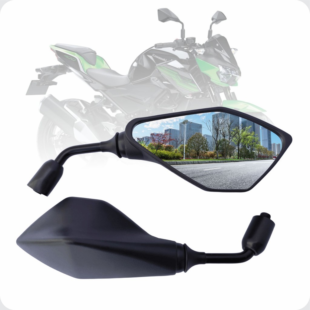 Retrovisor Kawasaki Z400 Mini Fixo Haste Curta Rosca Honda Cb 300 Titan ...