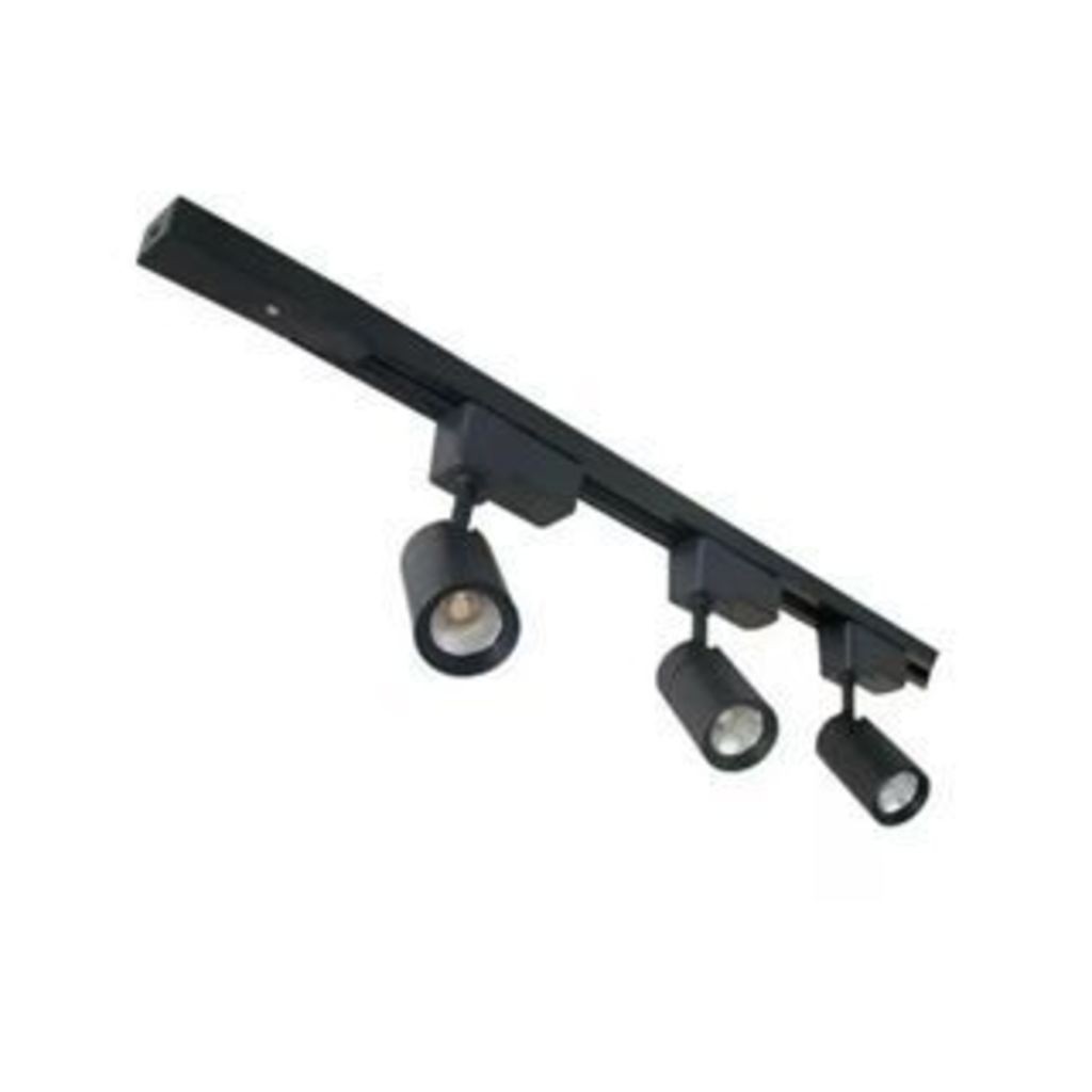 Kit Spot Led Eletrificado 30W + 3 Trilho Linear 1 Metro Bivolt Preto ...