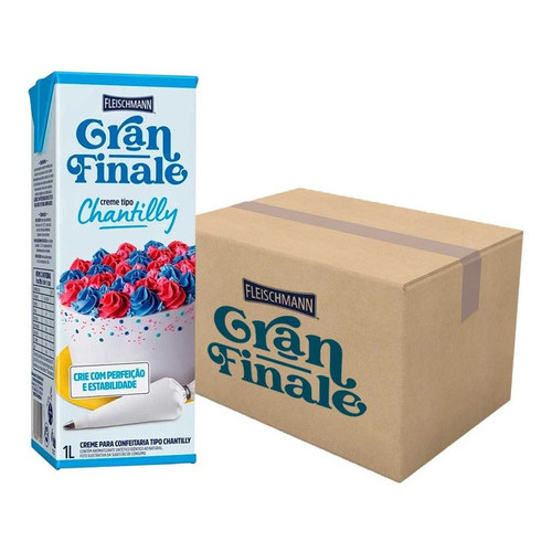 Chantilly Gran Finale Tradicional 1L Caixa com 12 unidades ...