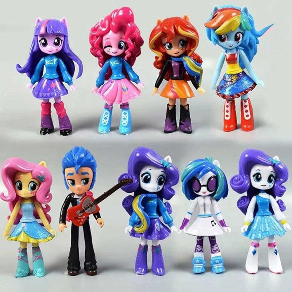 Conjunto De Figuras De Bonecas Minis Da Coleção De Parque Temático My ...
