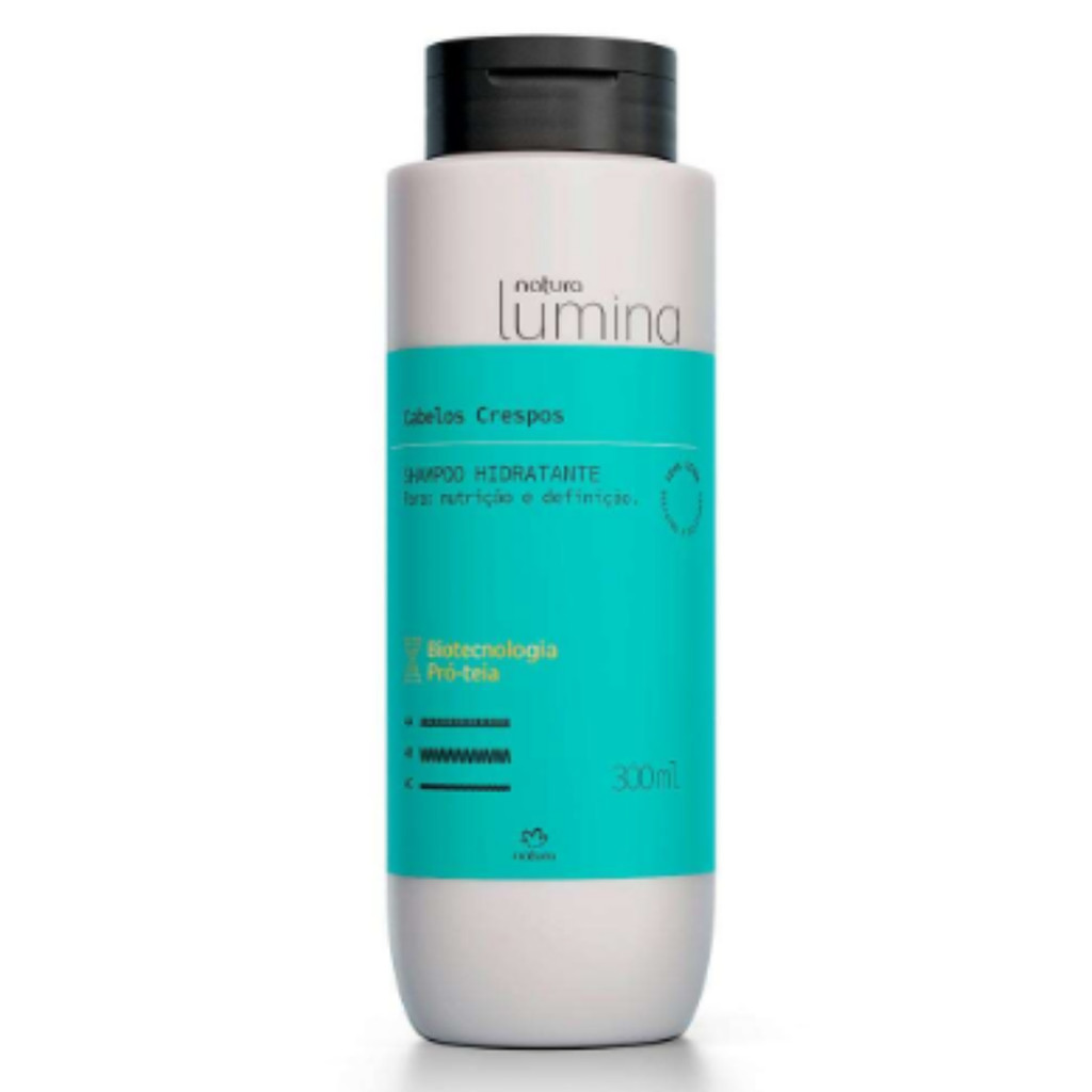 Shampoo Hidratante Cabelos Crespos Lumina Natura 300ml | Shopee Brasil