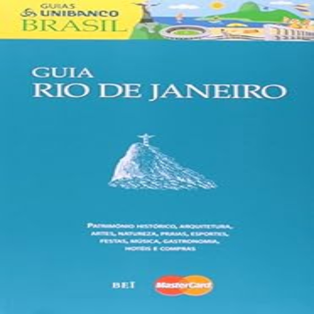 Guia: Rio de Janeiro (Usado) autor Bei e MasterCard | Shopee Brasil