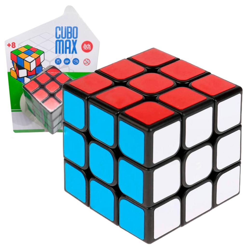 Cubo Mágico 3x3 Cubo Max - Ark Toys - REF. AKT4278 | Shopee Brasil