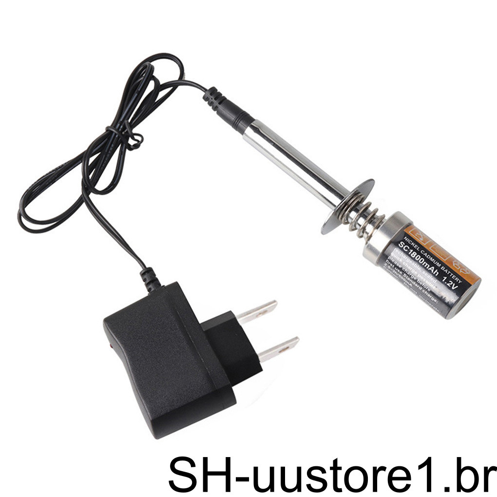 Pro Glow Plug Igniter Starter Para 1 : 10HSP Car Nitro 1 : 8 Truck RC ...