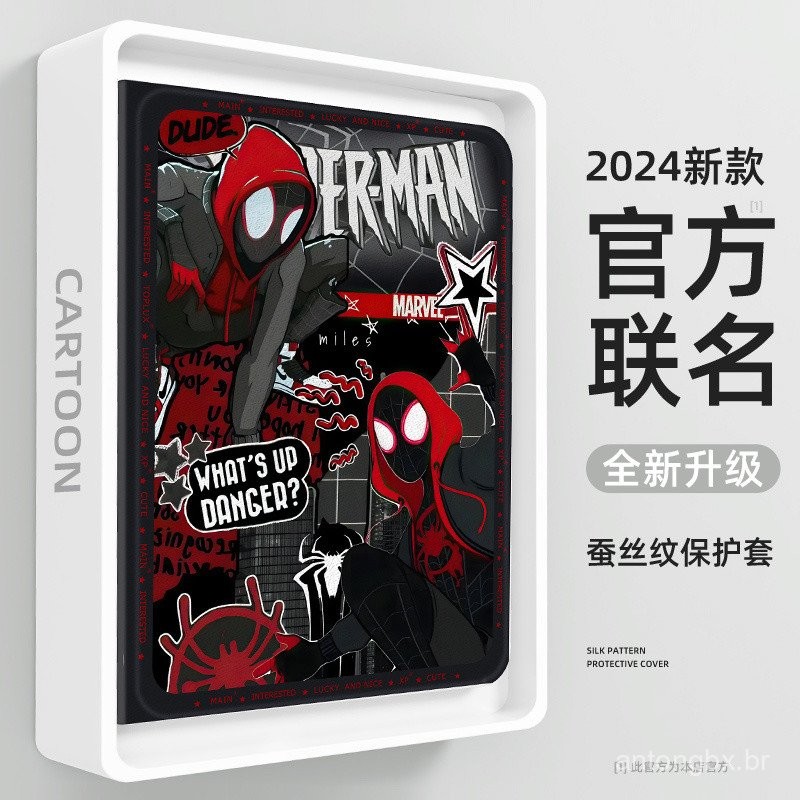 Capa para Tablet Spider-Man Samsung S9FE Plus S7FE Capa S6 Lite à Prova ...