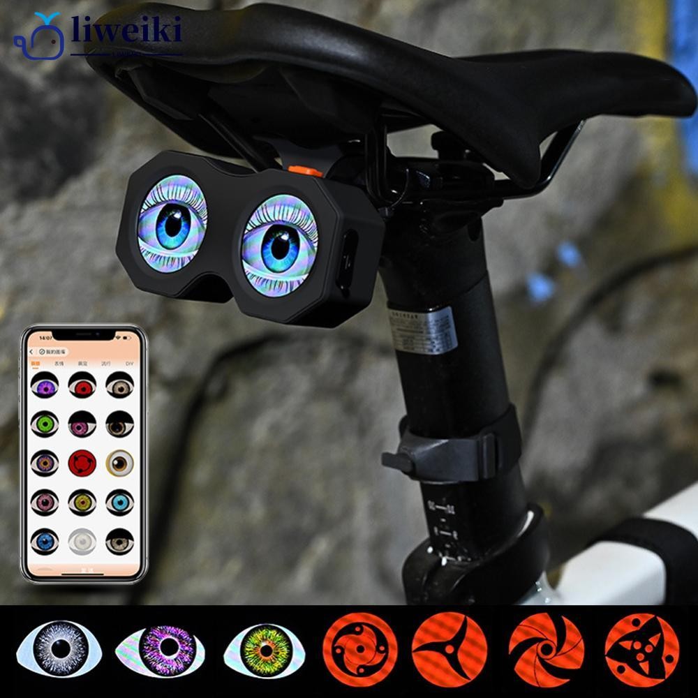 LIWEIKI Motocicleta Bicicleta Diabo Olho Luz Decorativa Sem Fiação ...