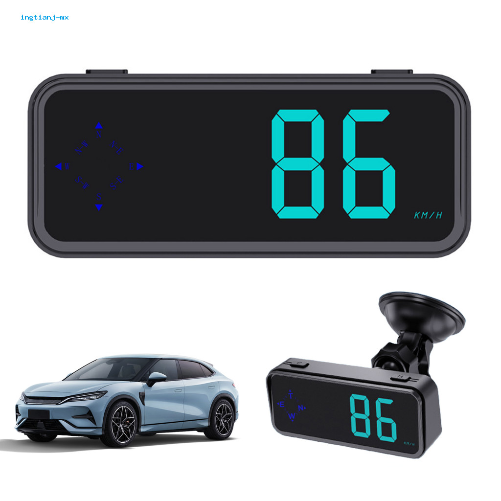 Mini Led Digital Speedometer Gps for All Vehicles Universal Car Hud Mph ...