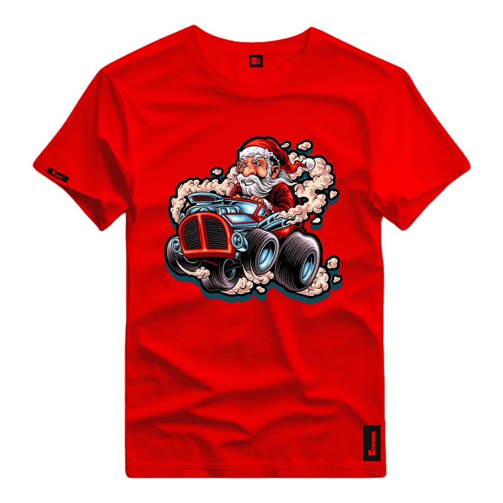Camiseta Natal Papai Noel Veloz Modelo Exclusivo Streetwer Camisa ...