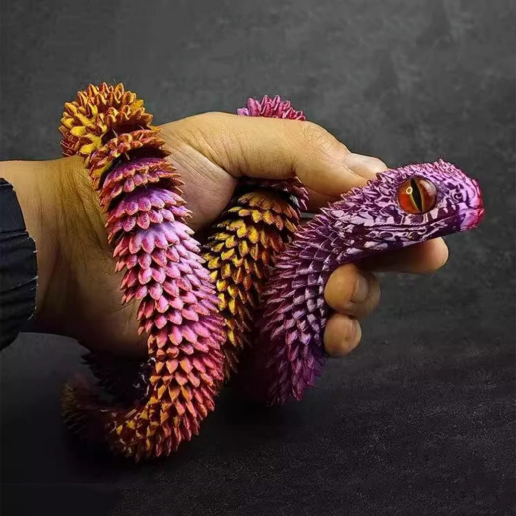 Tamanho Grande | Decoração De Cobra Articulada Estatueta Leve Brinquedo ...